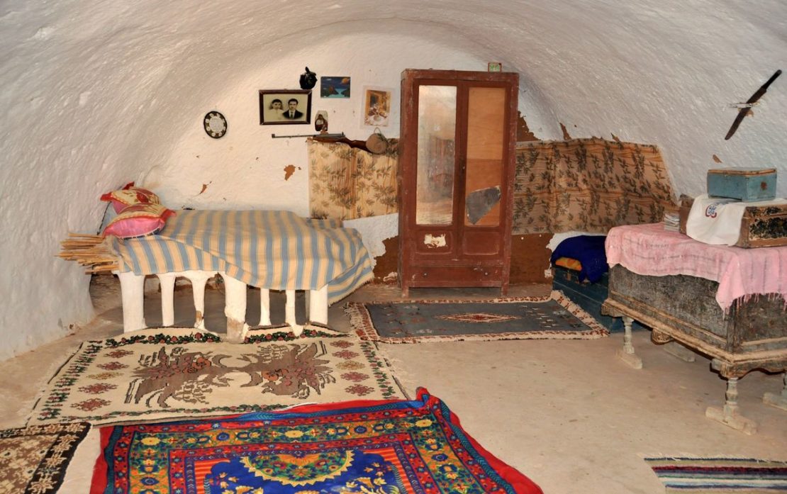Rustic Troglodyte Houses of Matmata, Tunisia