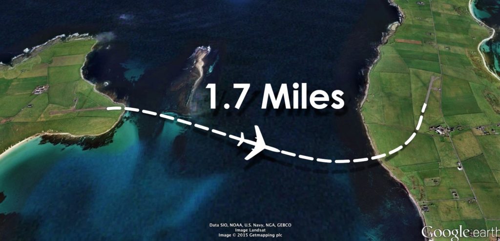 The World’s Shortest Scheduled Flight Is Less Than 1-Minute Long